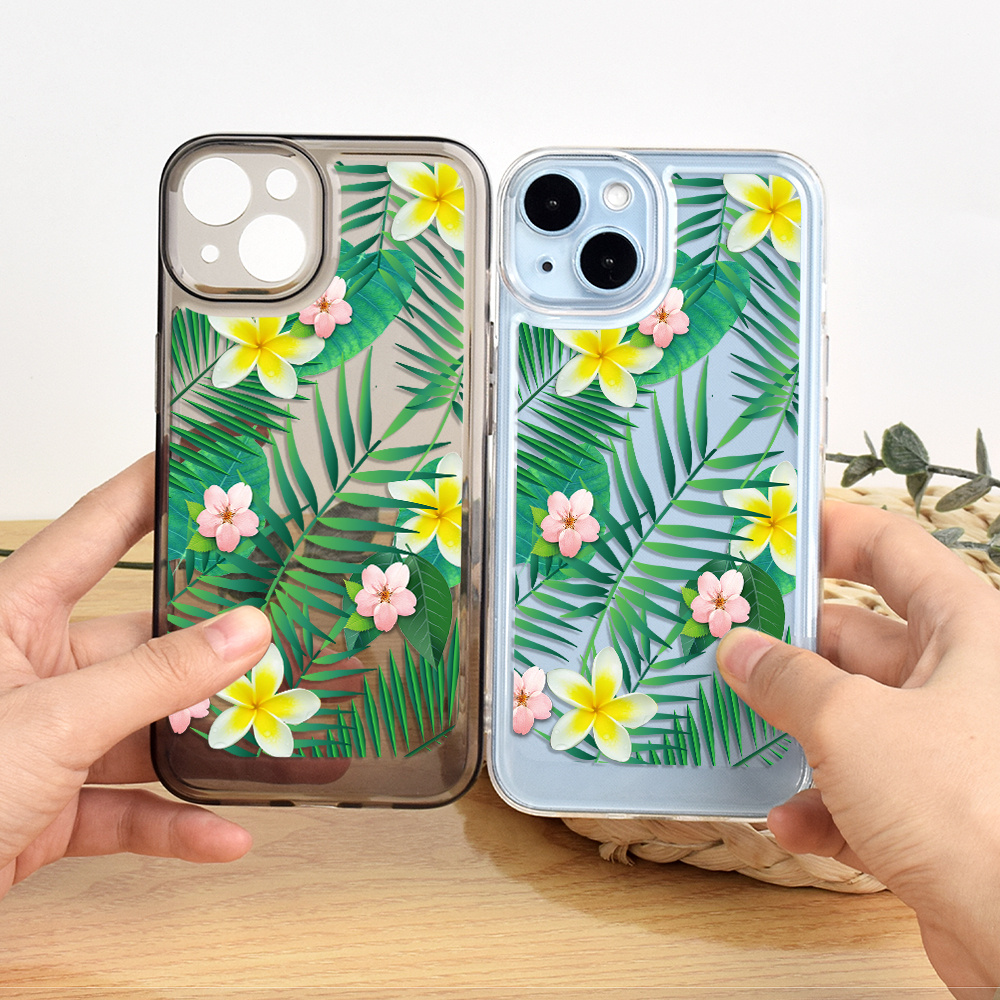 Flower Transparent Black Lens inclusive Mobile Phone Case - Temu Australia