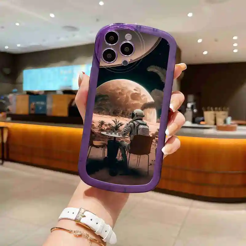 Leisurely Astronaut Design Anti Fall Protective Silicon Soft Temu New