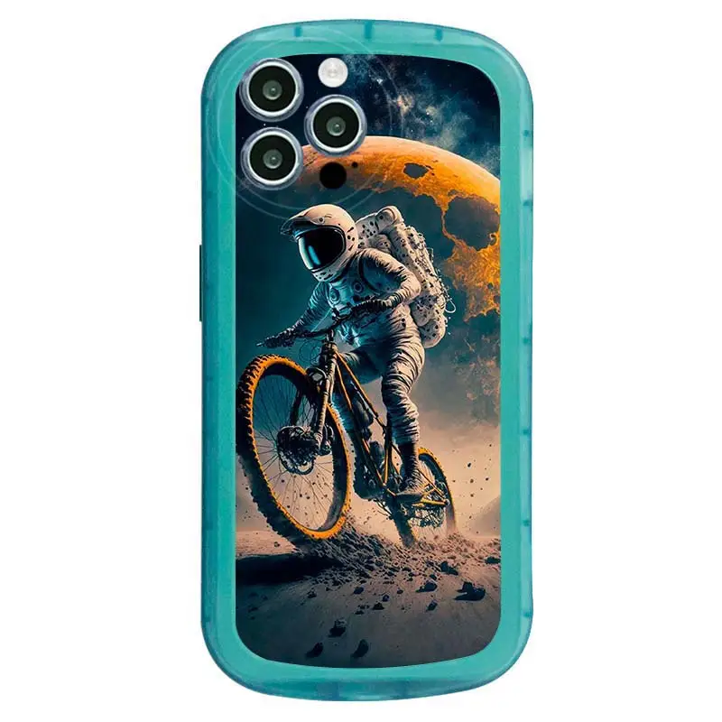 Bike Astronaut Design Anti Fall Protective Silicon Soft Temu United