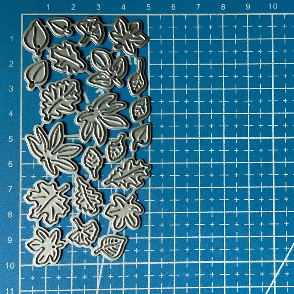 fallen leaves cut stencils card paper craft diy template - Temu
