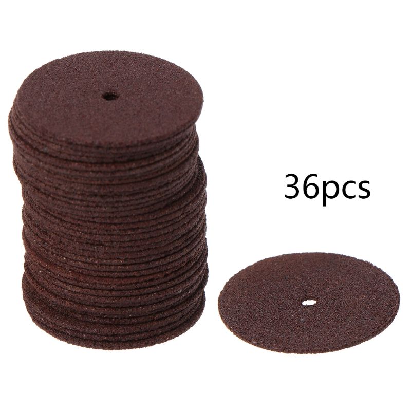 36pcs Dremel Accessories 24mm Abrasive Cutting Discs Cut Off Wheels ...