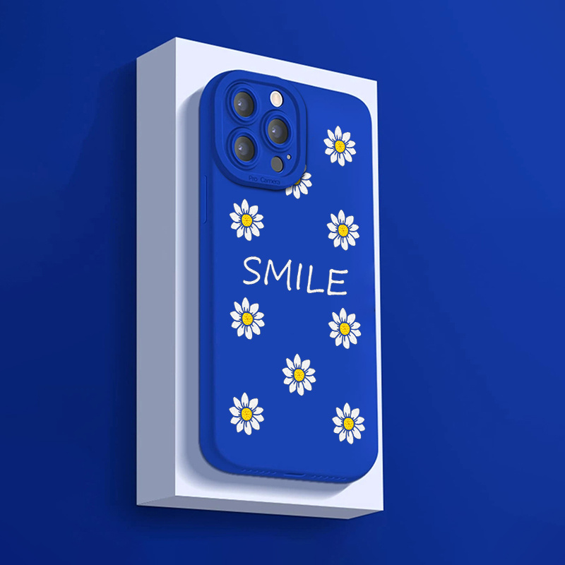 Wildflowers Anti fall Protective Silicon Soft Straight Edge - Temu Netherlands