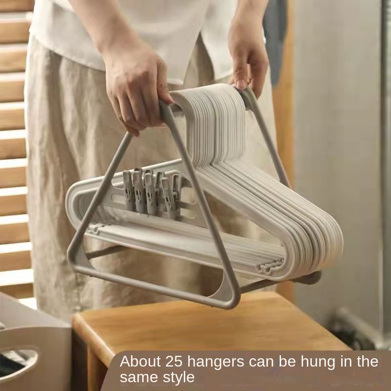 Clothes Hanger Storage Artifact Hanger Stacker Organizer - Temu