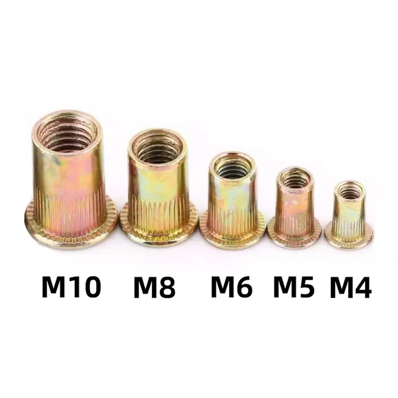 M4 M5 M6 M8 M10 M12 Nutsert Zinc Plated Carbon Steel Temu Germany