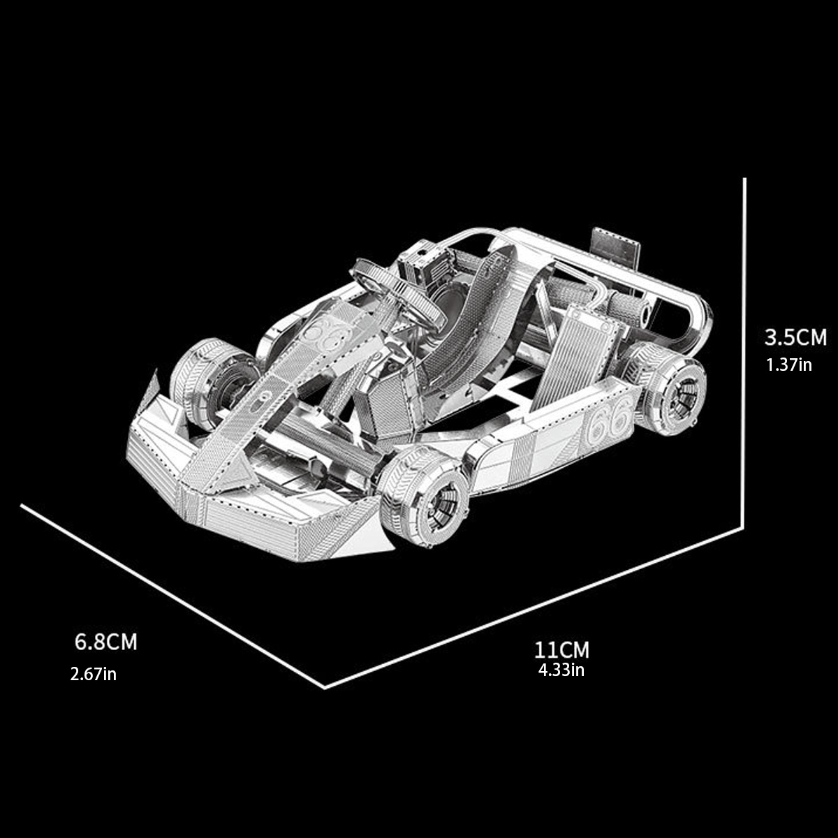 Go kart 3d Metal Puzzles Adults Model Kits - Temu Australia