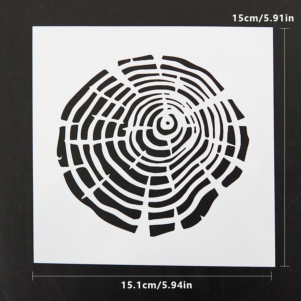 Circular Mesh Pattern Diy Craft Layering Stencils For Wall Painting ...