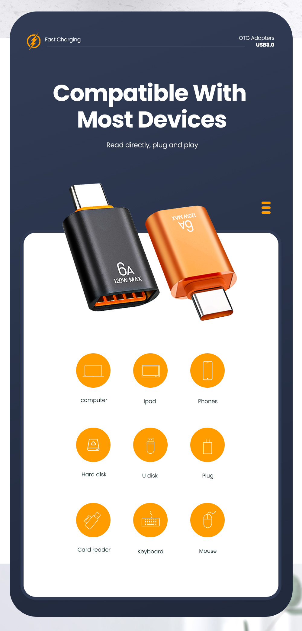 Boost Laptop's Performance Usb 3.0 Type C Adapter Otg! - Temu