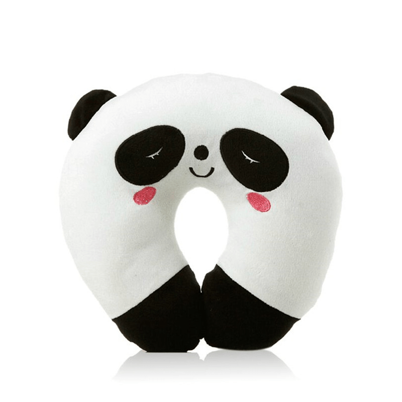 Soft U Shaped Plush Sleep Neck Protector Pillow Office Pillow Cute ...