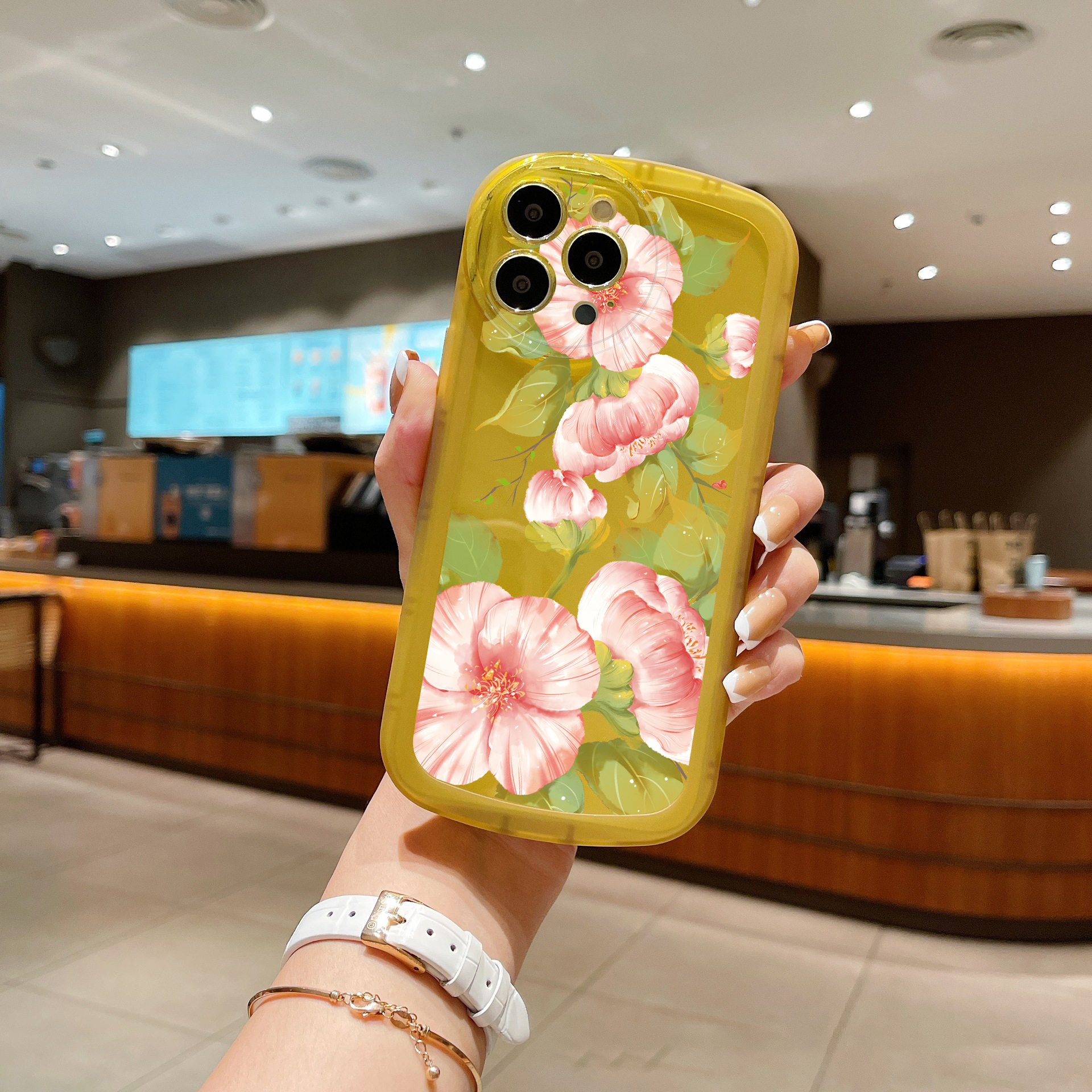 Small Flower Anti Fall Protective Silicon Soft Temu Norway
