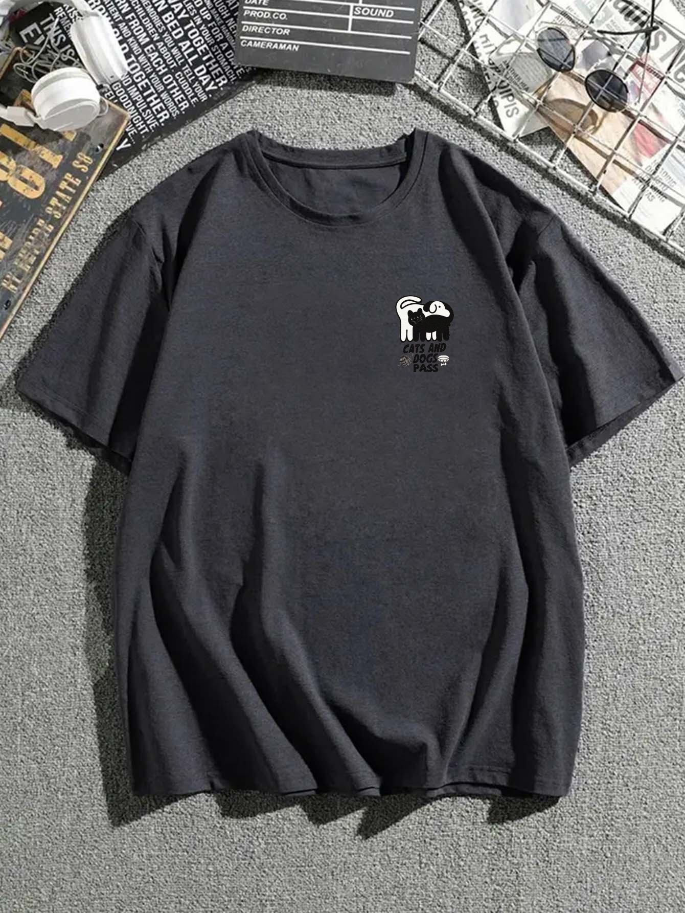 plus size small graphic tees male oversized causal t shirts - Temu