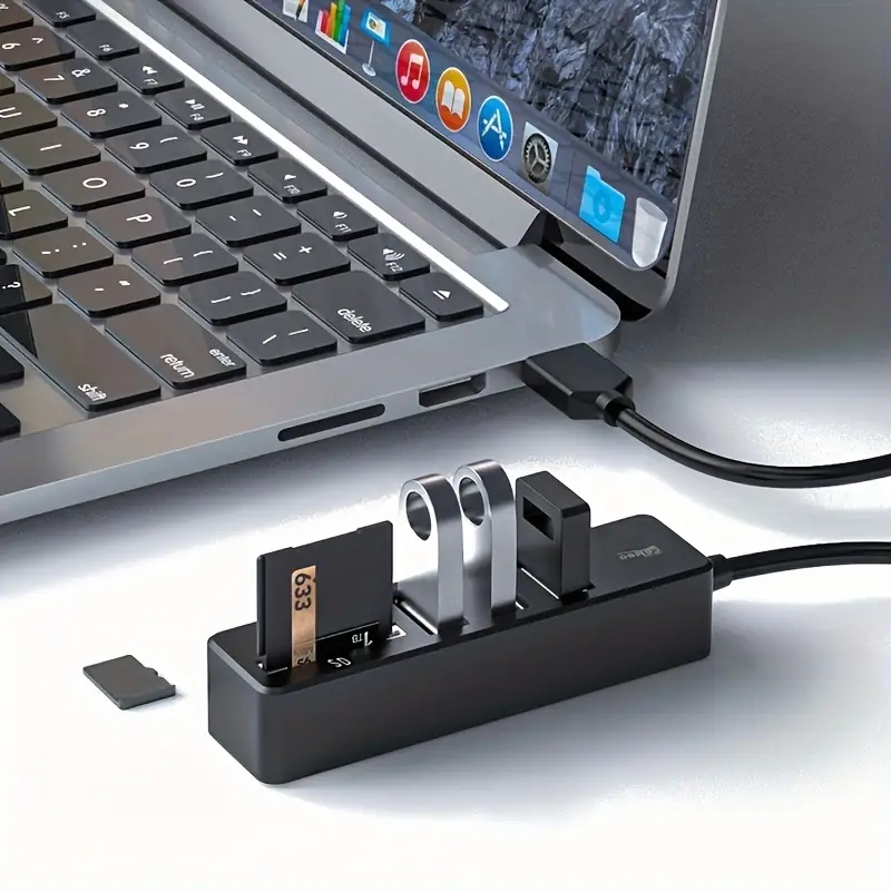 Usb 2.0 Hub: 3 port Data Transfer Sd/tf Card Reader - Temu Australia