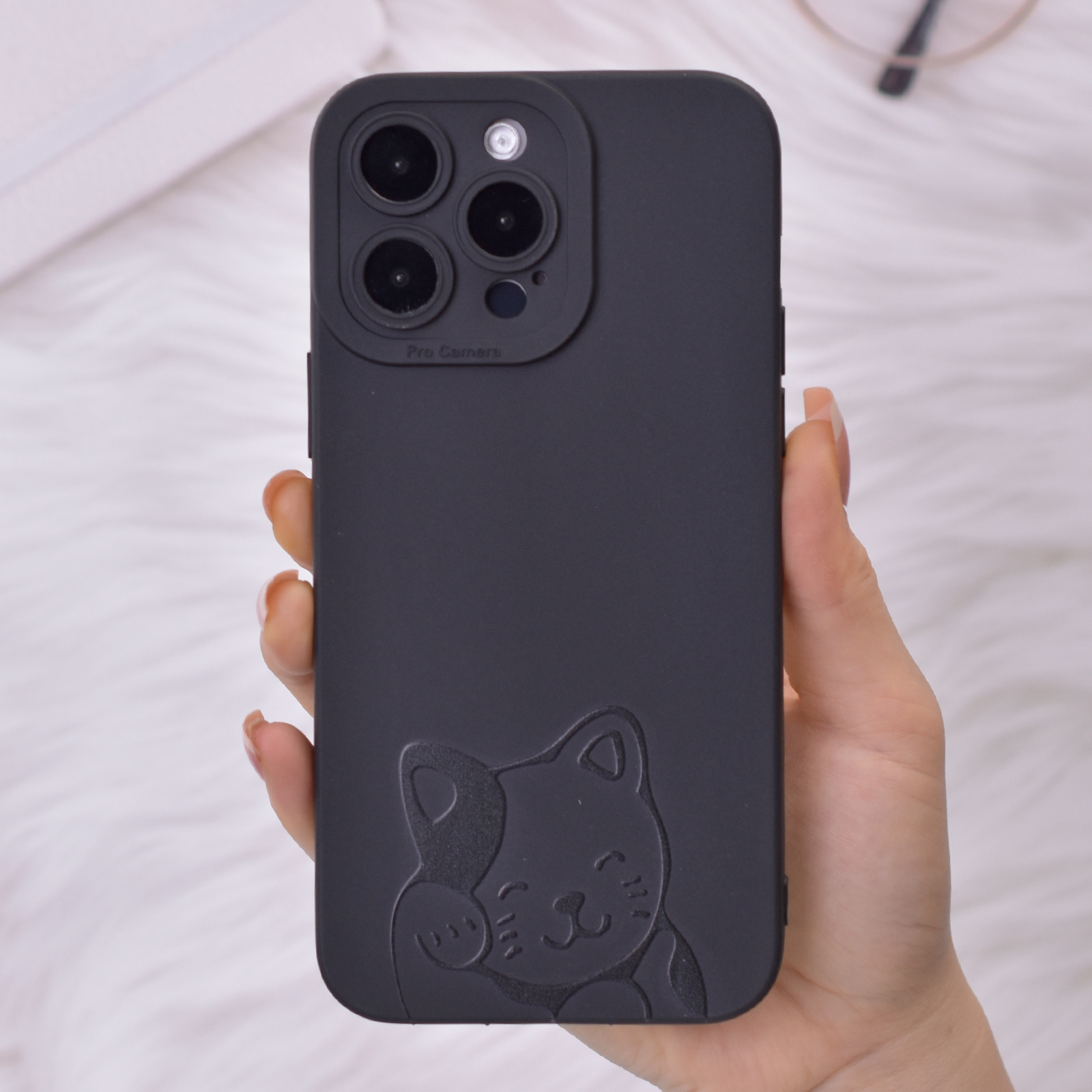 Cute Cat Kitten Pattern Phone Case Phone Case Iphone - Temu United Kingdom