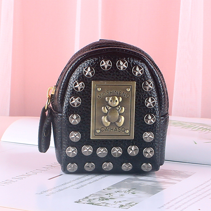 Mini Fashion Coin Purse Cute Simple Pu Leather Key Case Credit Card ...