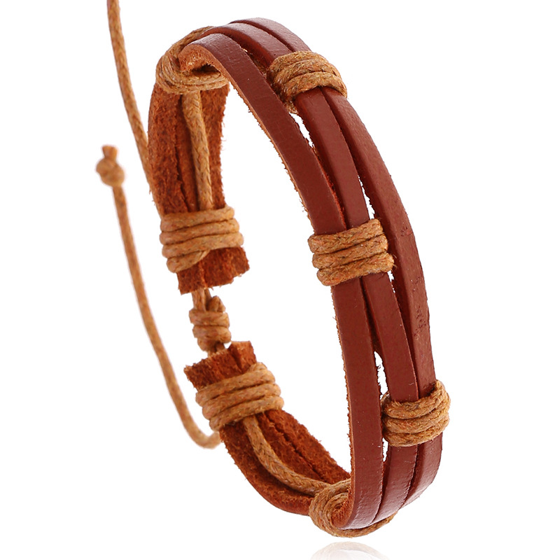 Simple Trendy Retro Adjustable Bracelet Men Holiday Gift - Temu Australia