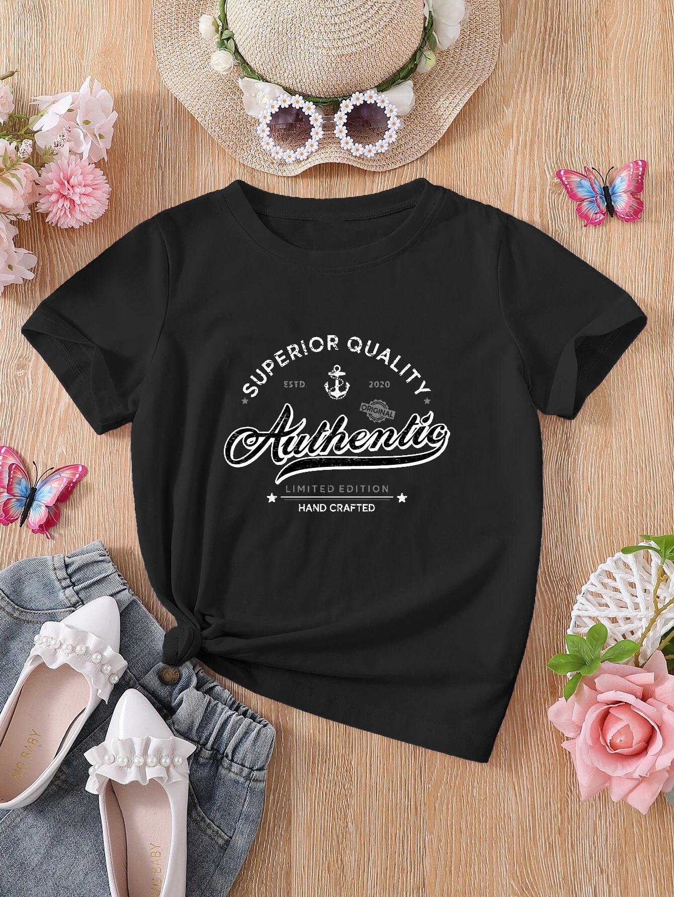 Boys "authentic" Print T shirt Casual Comfortable Short - Temu Australia