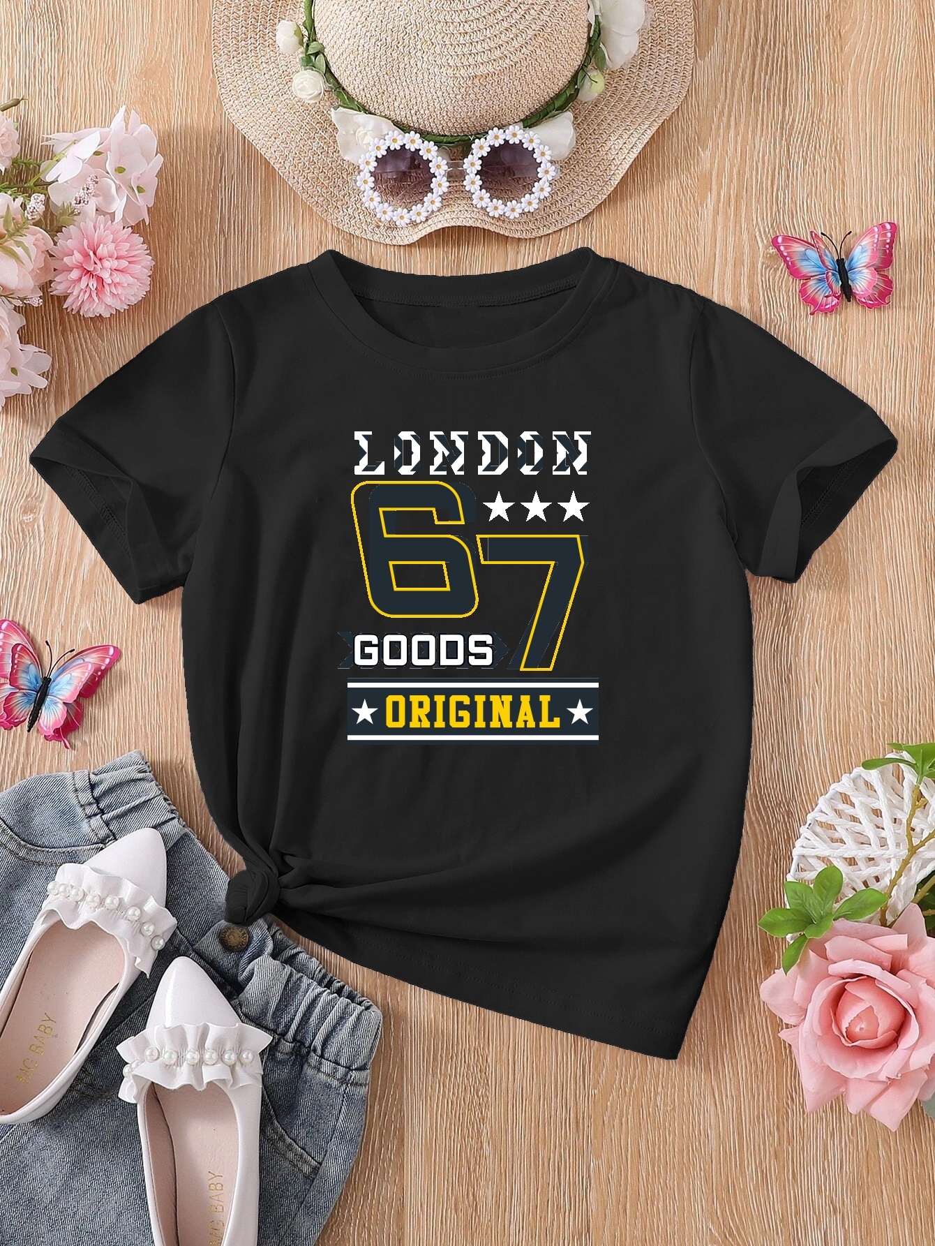 Boys Girls Teen Casual Letter Graphic Print Round Neck T - Temu Ireland
