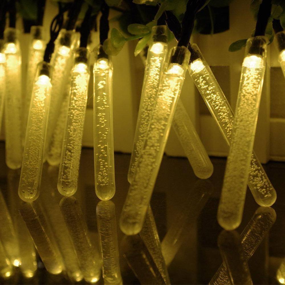 1pc Solar Led String Light Outdoor Courtyard Lawn Garden Lighting ...