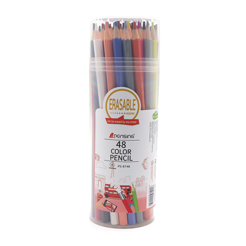 Colored Pencils 48 Colors Set Drawing Supplies For Students Children's ...