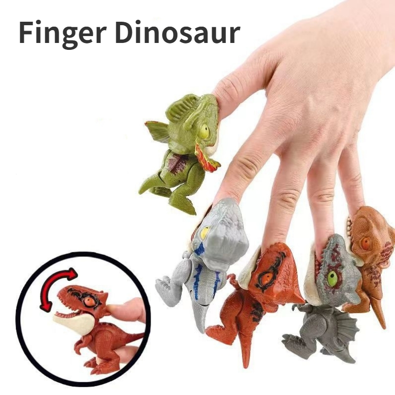 Finger Dinosaur Tricky Tyrannosaurus Model Biting Hand Fidget ...