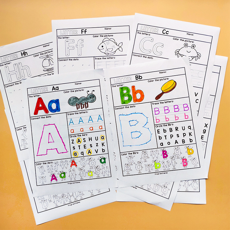 Baby 26 Alphabet Worksheet Abc Letter Copybook Practice Fun - Temu ...