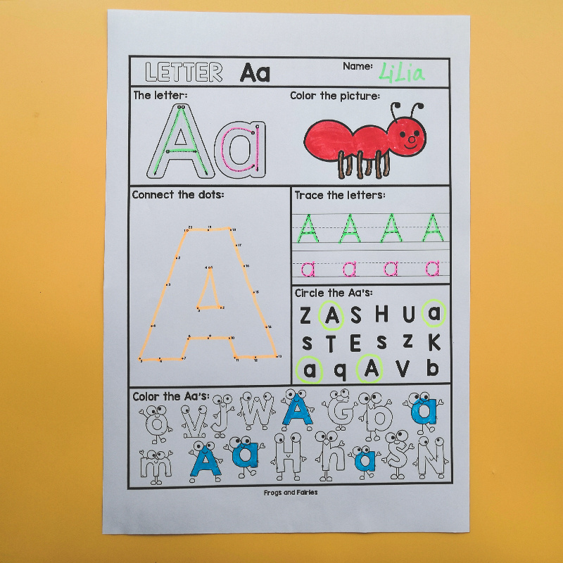 Baby 26 Alphabet Worksheet Abc Letter Copybook Practice Fun - Temu ...