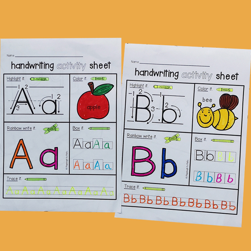 Baby 26 Alphabet Worksheet Abc Letter Copybook Practice Fun - Temu ...