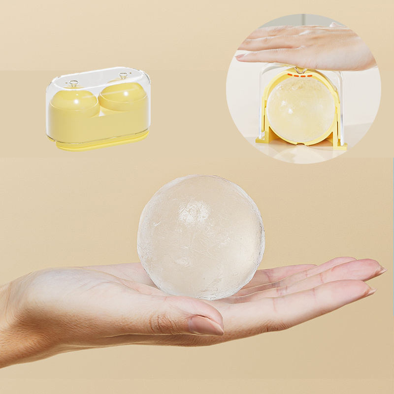 Ice Ball Mold Silicone Flexible Ice Cube Trays 1 2 Cavity - Temu