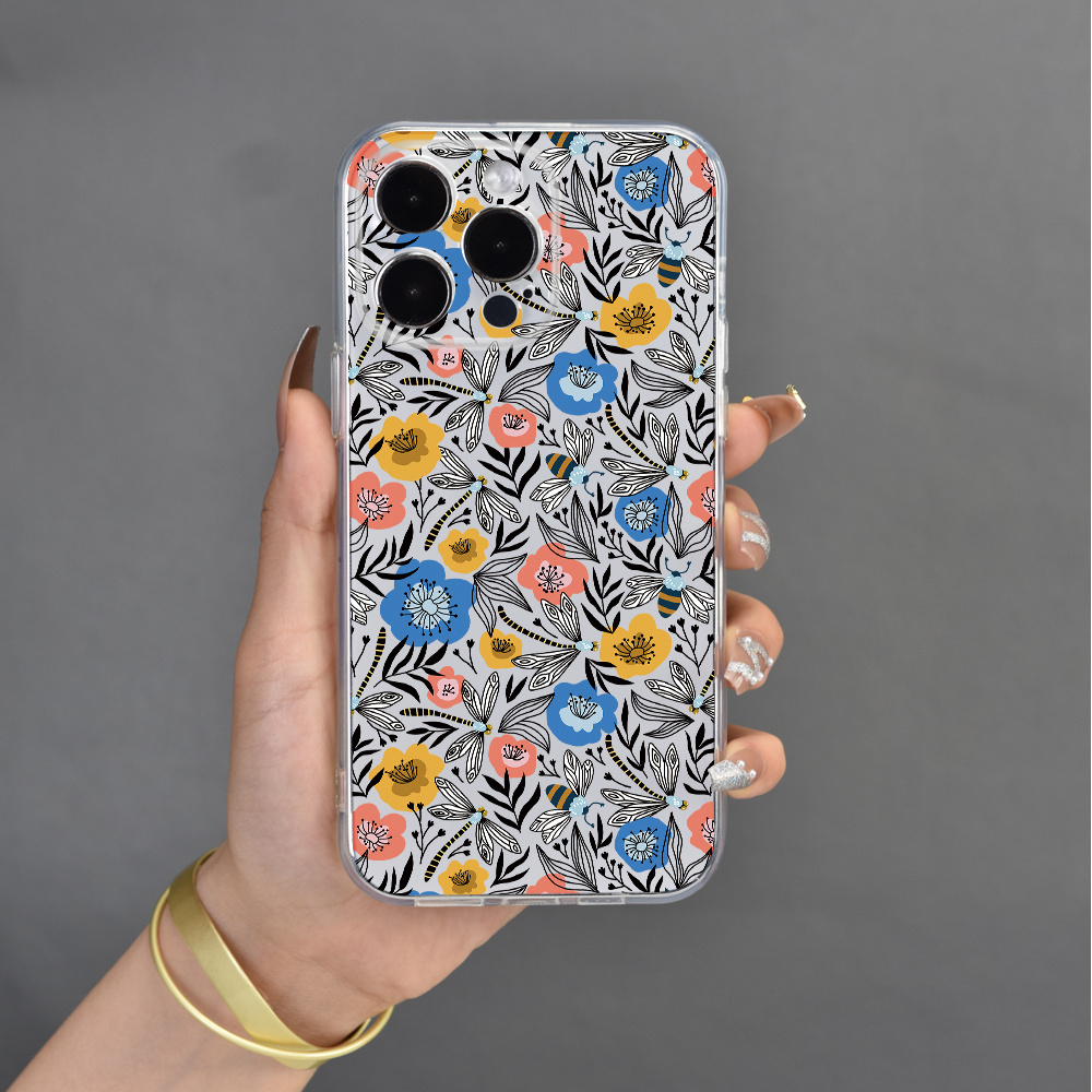 Vibrant Floral Phone Case Iphone Perfect Gift Easter - Temu Norway