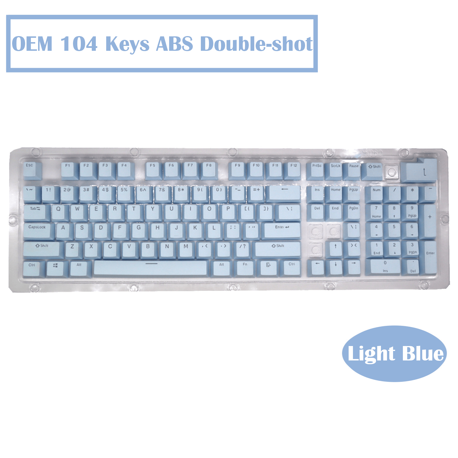 Oem Profile Keycaps 104 Keys Abs Double shot Diy Custom - Temu