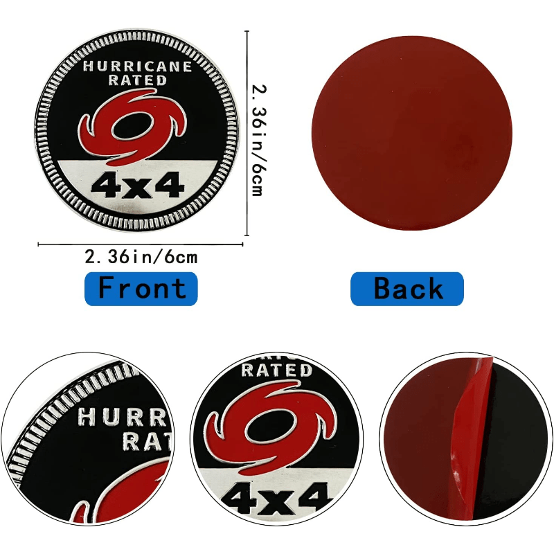 Pirate Badge Rated Car Emblem 4 X 4 Metal Automotive Badge - Temu New ...