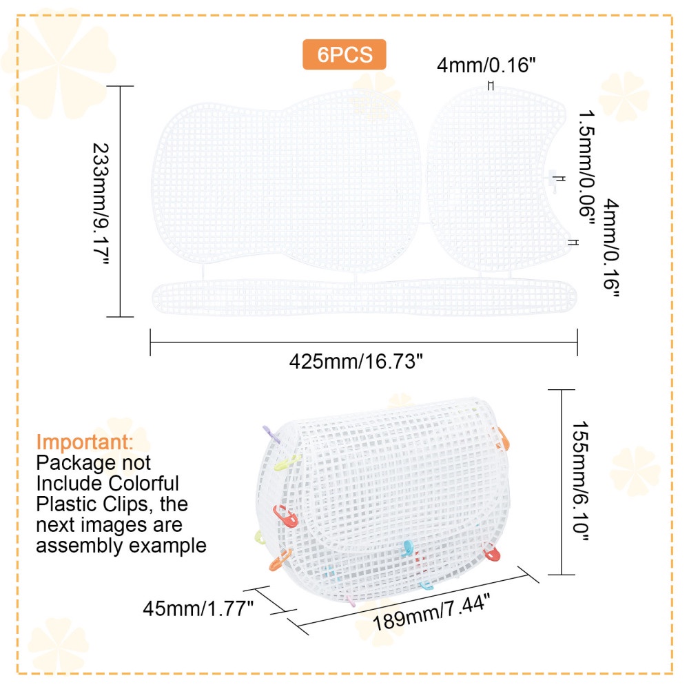 Clear Plastic Mesh Canvas Sheets Embroidery Diy Needlepoint - Temu Canada