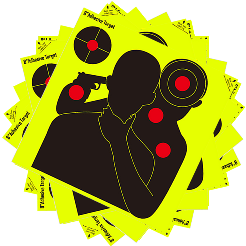 Fluorescent Stickers Improve Aim Bright Easy - Temu