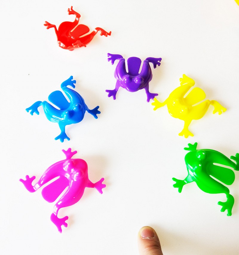 Jumping Frogs Toys Mini Transparent Plastic Children Finger - Temu