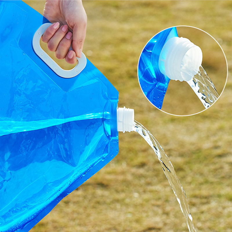 5l 10l large capacity water bag portable folding water et water container for camping hiking ...