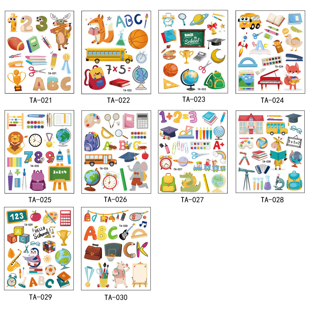 10pcs Graduation Season Tattoo Sticker Elementary School Gift School ...