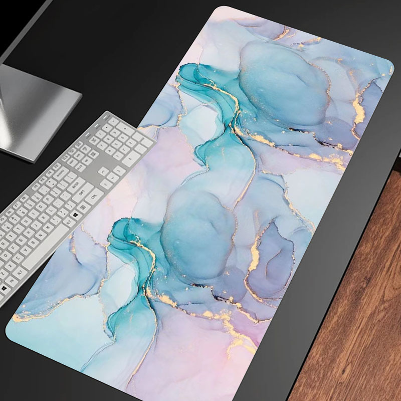 Upgrade Gaming Setup A Stylish Marble Patterned Mouse Pad - Temu