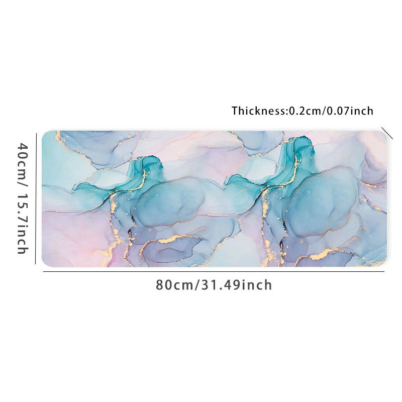 Upgrade Gaming Setup A Stylish Marble Patterned Mouse Pad - Temu