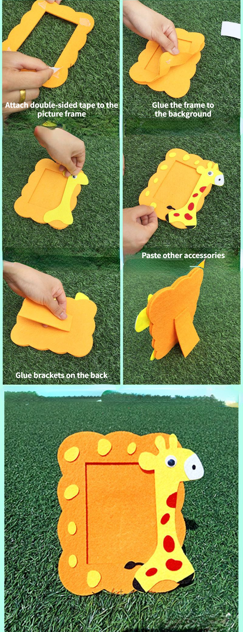 Non woven Cartoon Collage Photo Frame Material Pack - Temu