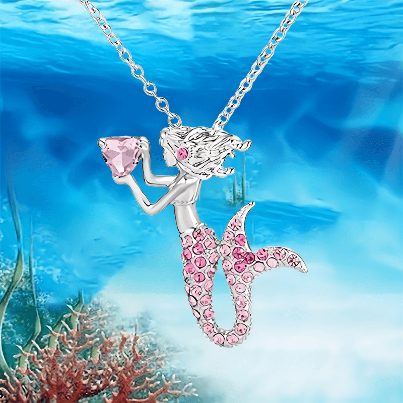 Swarovski mermaid necklace store