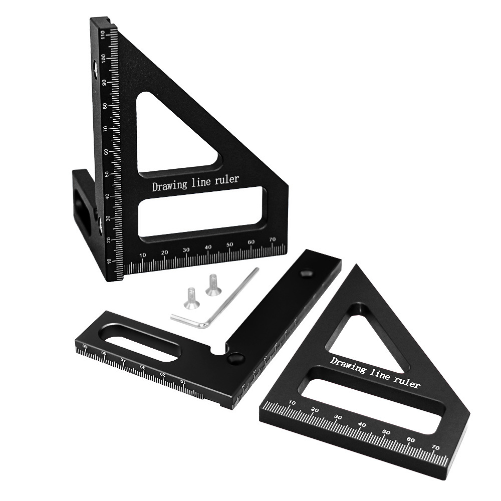 Carpenter Square Woodworking Square Protractor Aluminum Temu