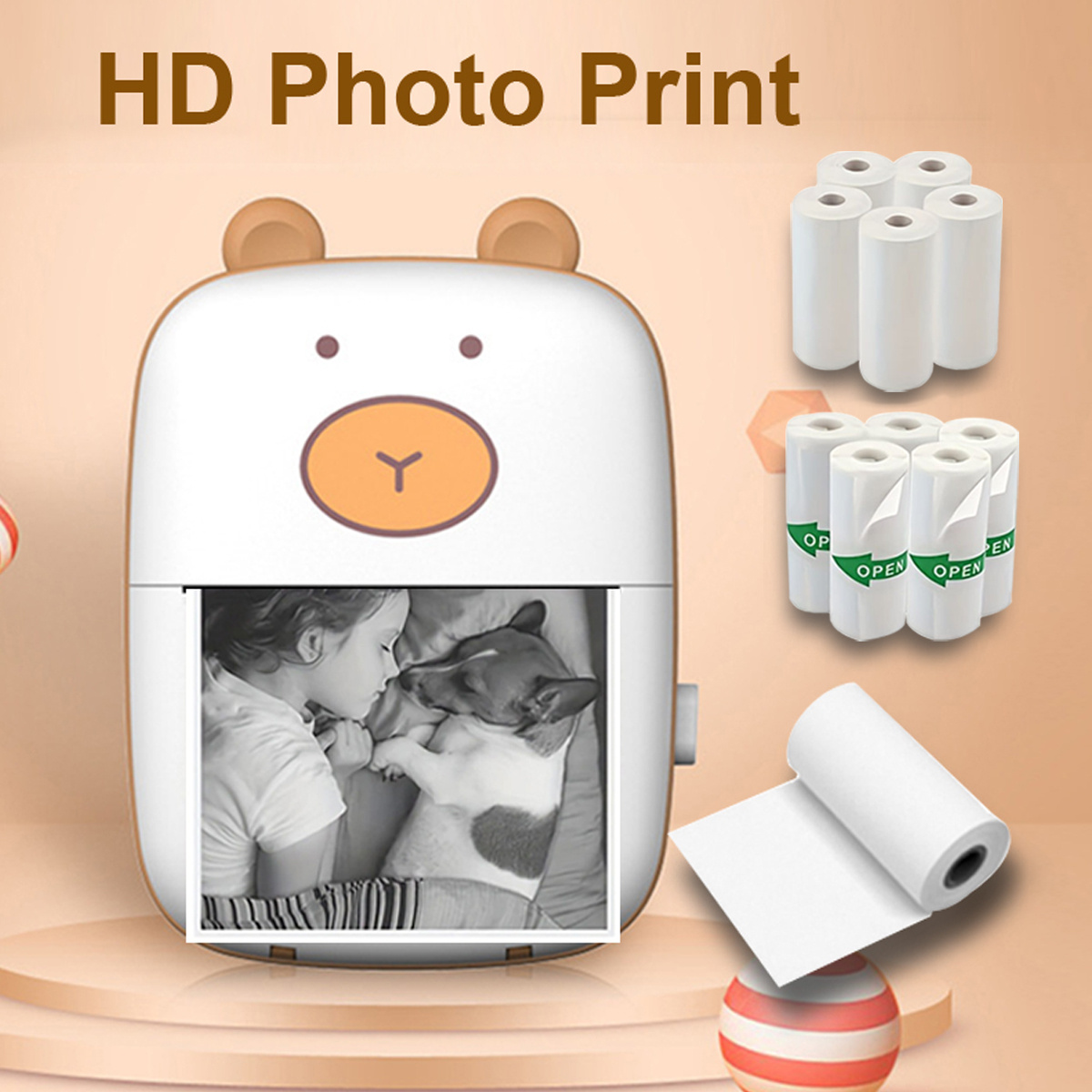 Wireless Inkless Printers For Photos - Temu