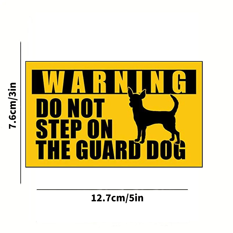 chihuahua warning not dog funny car stickers - Temu