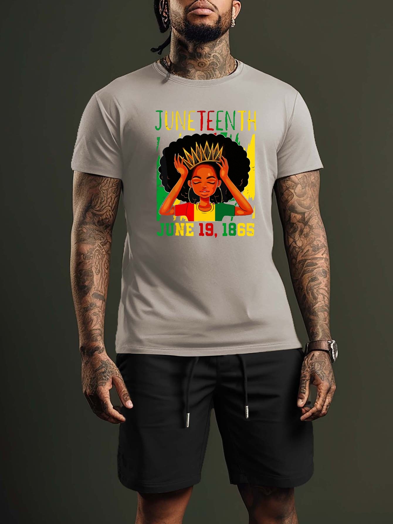 Plus Size Men's Set Cartoon Crowned Girl Graphic Print T - Temu Canada