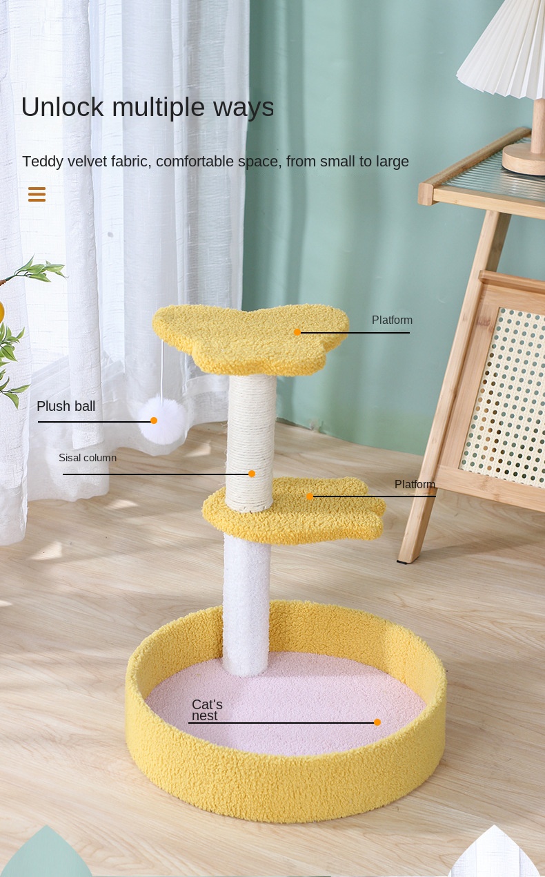 Cat Frame Scratching Bed Temu
