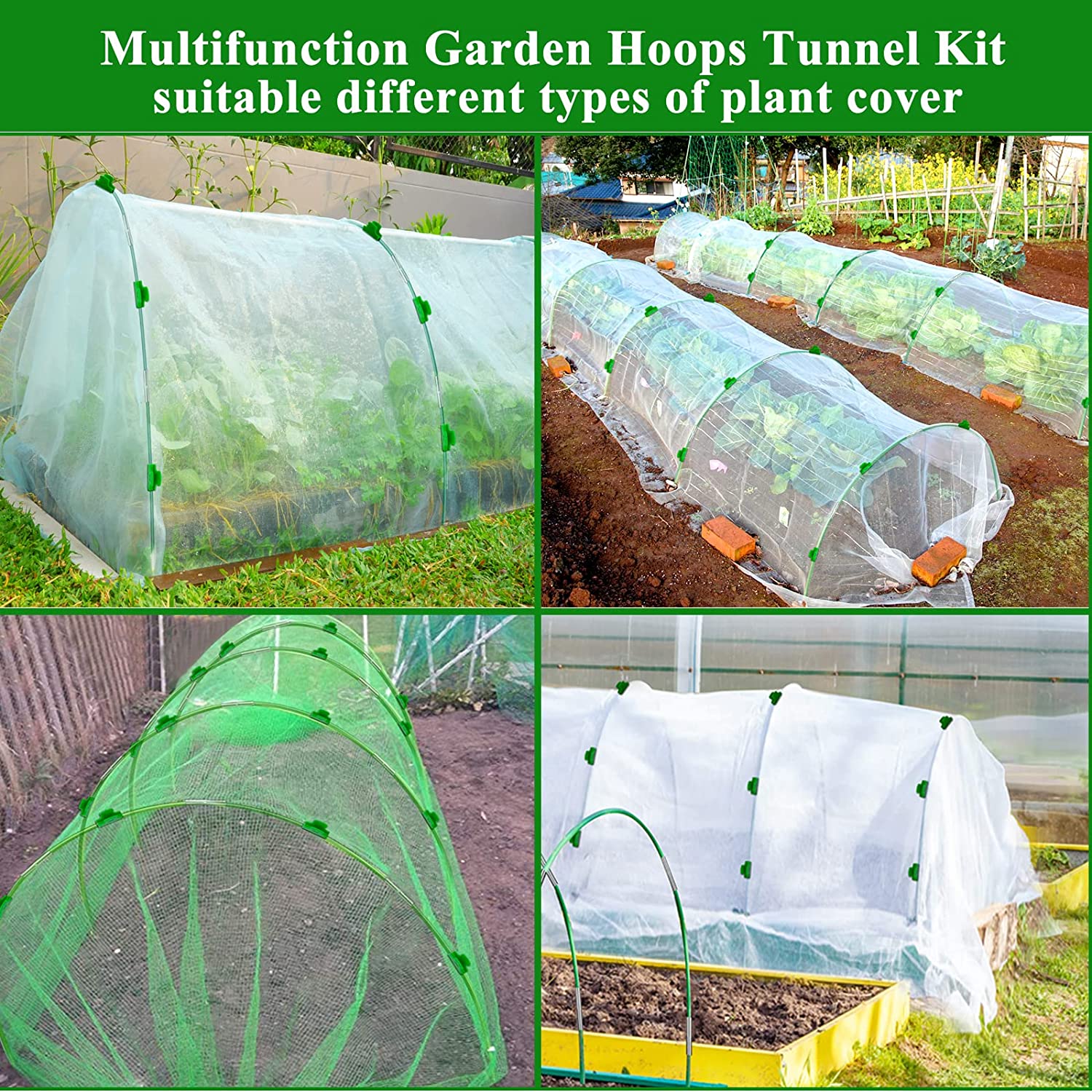 Greenhouse Hoops Grow Tunnel Long Garden Hoops Rust free - Temu