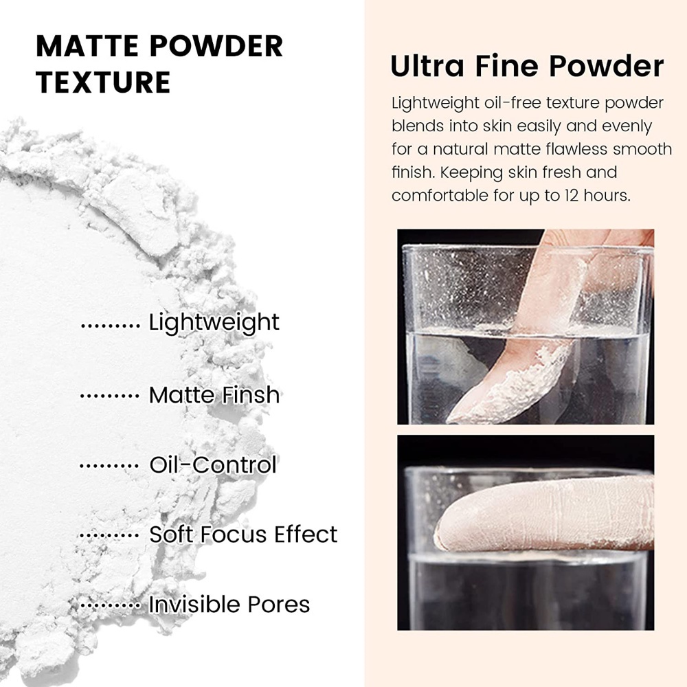 Oil control Loose Setting Powder Highlighter Skin Tones - Temu