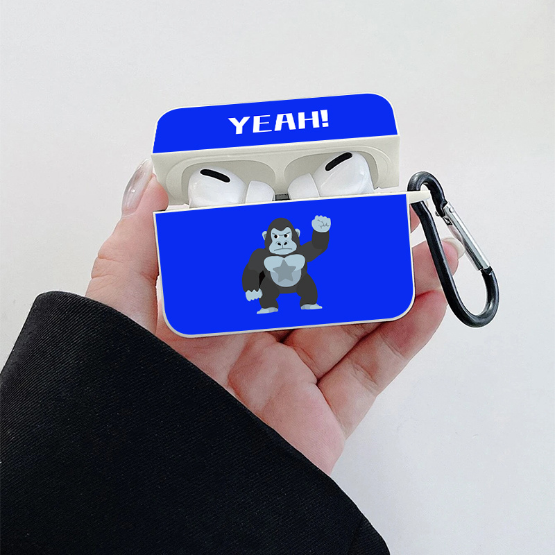 Pattern Earphone Clear Case Anime Monkey Airpods1/2 - Temu Australia