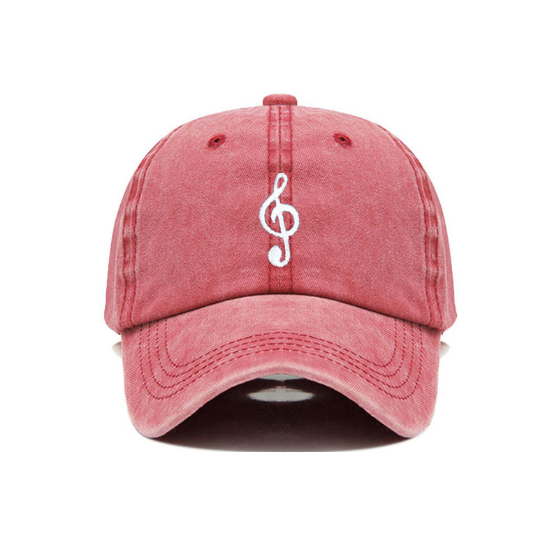 Retro Sun Protection Baseball Cap Musical Symbols Embroidery - Temu ...