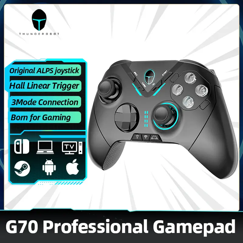 Thunderobot G70 3 Modes Gamepad Wireless Wired Vibration Joystick ... Thunderobot G70 3 Modes Gamepad Wireless Wired Vibration Joystick ...