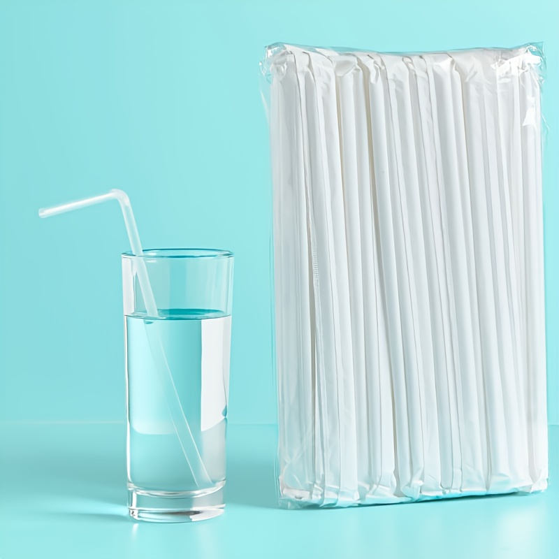 Disposable Food Grade Plastic Straws Individually Packed - Temu